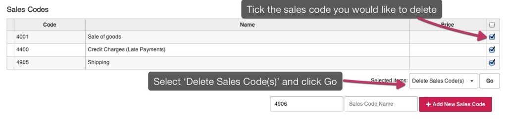Sales Codes - Knowledge Base - IRIS KashFlow