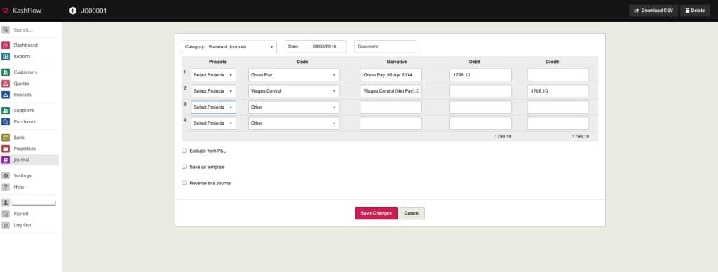 Integrating to KashFlow - IRIS KashFlow