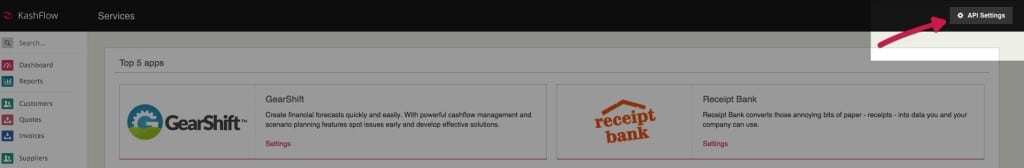 Integrating to KashFlow - IRIS KashFlow
