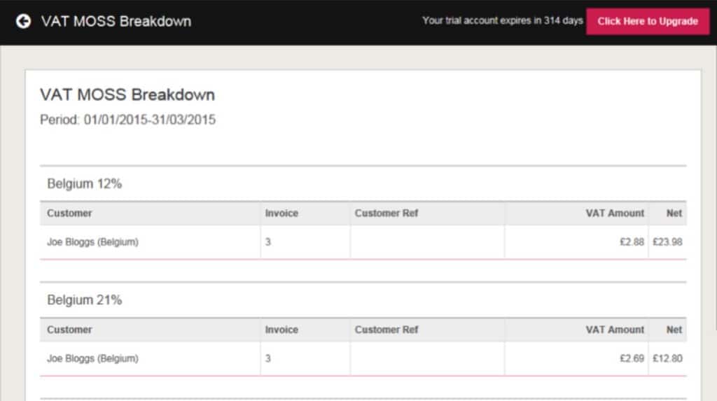 VAT MOSS Report - Knowledge Base - IRIS KashFlow